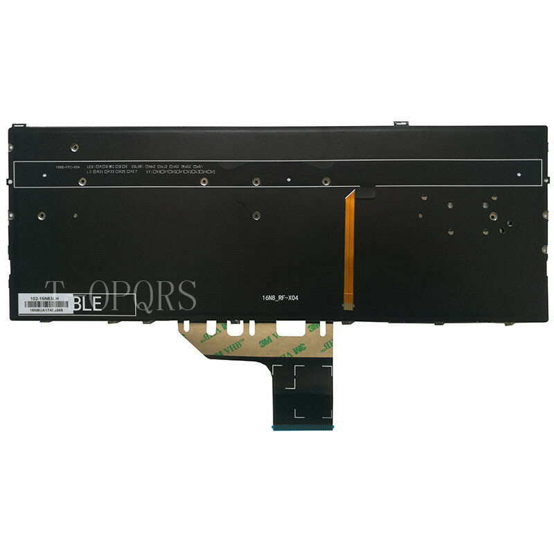 New HP Envy 13-AD 13-AD010NR 13-AD100 TPN-W133 Keyboard US Backlit ...