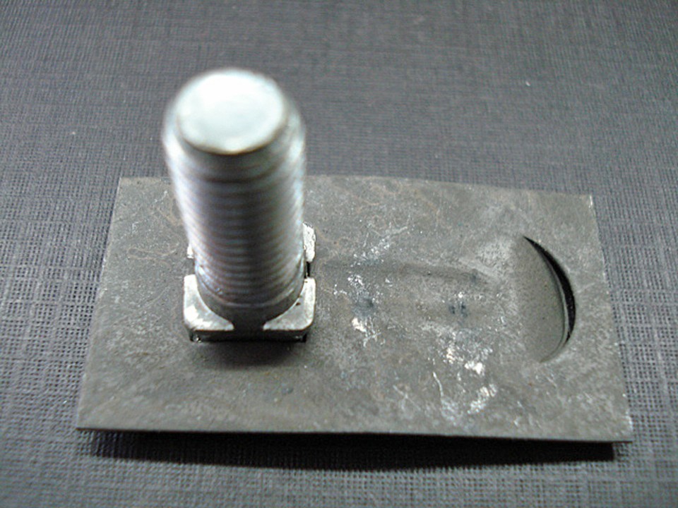 2 pcs 1957 1958 Ford & Ford trucks front fender moulding bolts clips ...