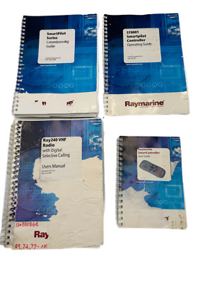Raymarine C- Series Display Installation and Reference Manuals with Cover. | eBay