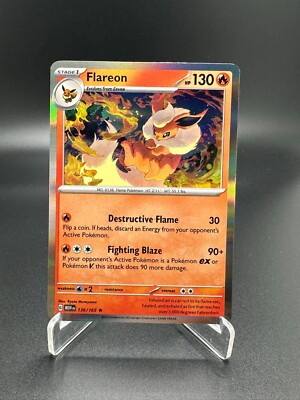 Flareon 136/165 - Scarlet & Violet - 151 - Pokemon TCG | eBay