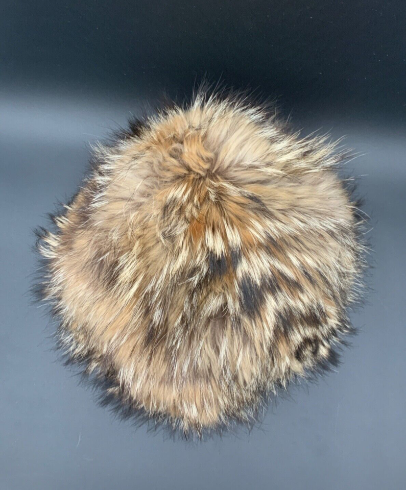 Vintage Handmade Real Fur Hat Warm Winter Ushanka Genuine Russian Cap ...