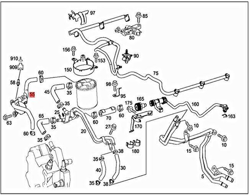 Genuine MERCEDES Line 6420701681 | eBay