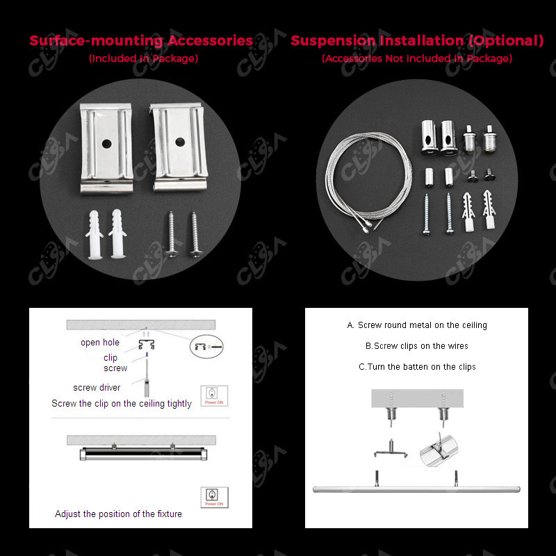 40W 4FT 1200MM LED BATTEN LIGHT SLIM IP44 REPLACE T8 FLUORESCENT TUBE ...