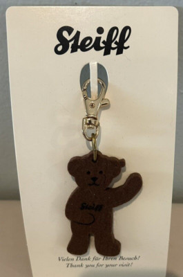 Steiff Teddy Key Chain - made of felt - 3" - New | eBay