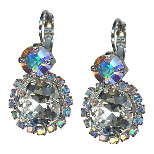 Mariana Earrings Shimmering AB & Clear Austrian Crystals My Treasures ...