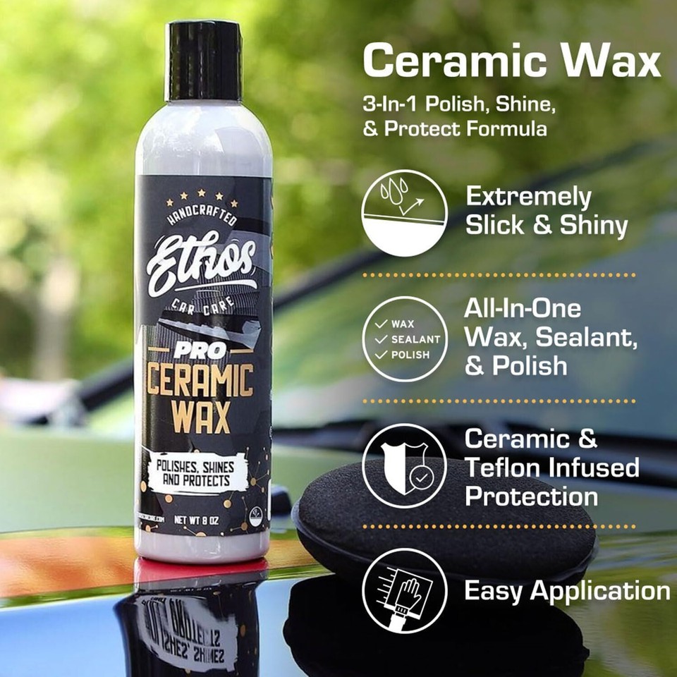 Ethos Ceramic Wax, Aerospace Coating Protection, Ceramic Polish, Slick ...