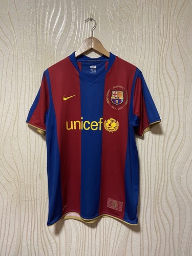 BARCELONA 2007 2008 HOME SHIRT JERSEY NIKE 237741-655 sz M MEN #19 ...