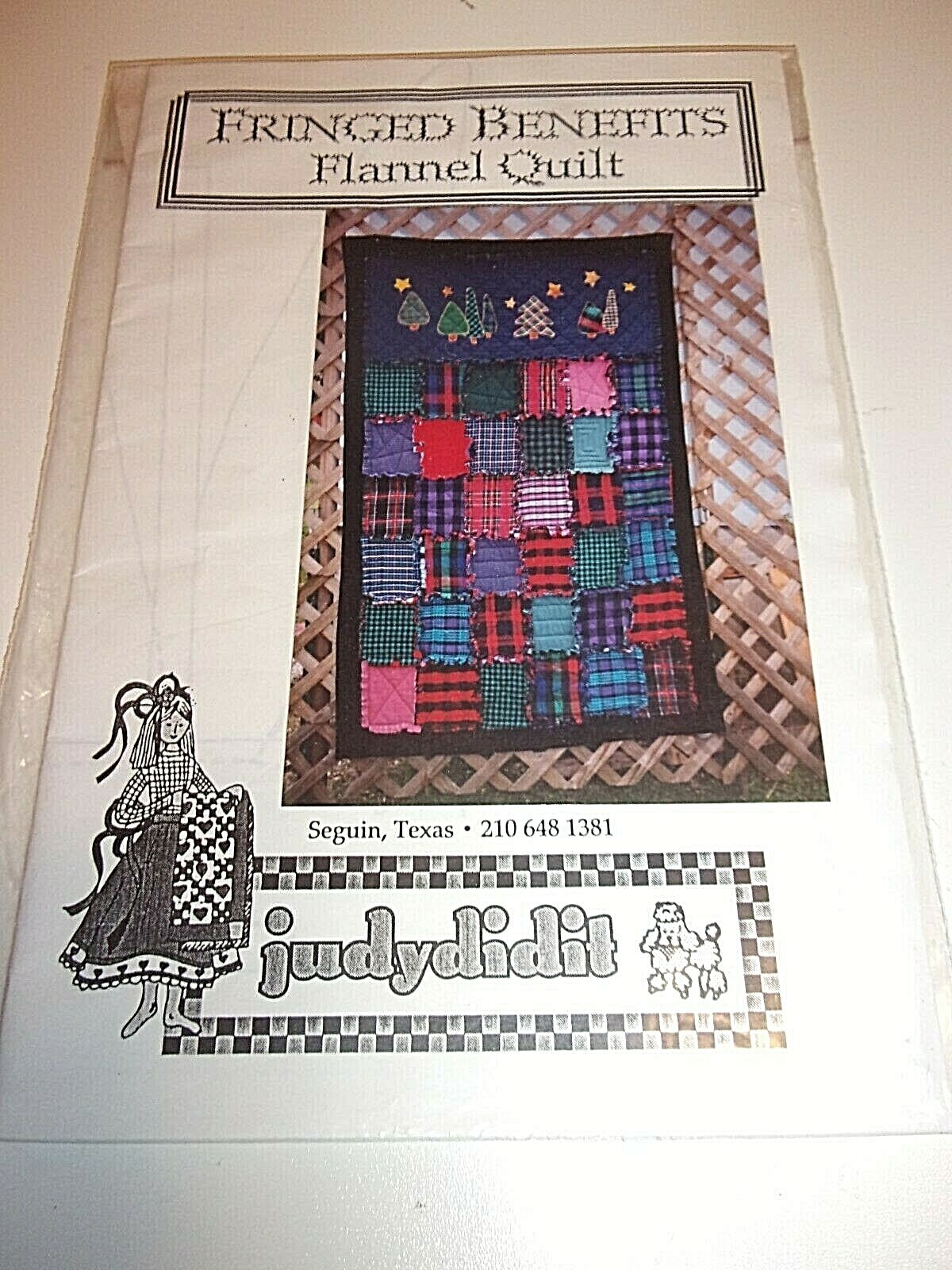 JUDYDIDIT "FRINGED BENEFITS FLANNEL LAP SIZE QUILT" PATTERN | eBay