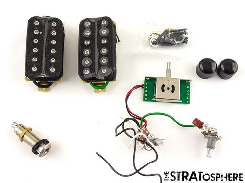 LEFTY Ibanez RGA42FM Quantum Humbucker PICKUPS POTS KNOBS JACK Guitar ...