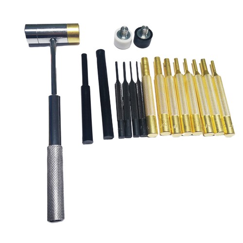 Portable Professional Roll Pin Punch Set Double-Faced Hammer Punches ...