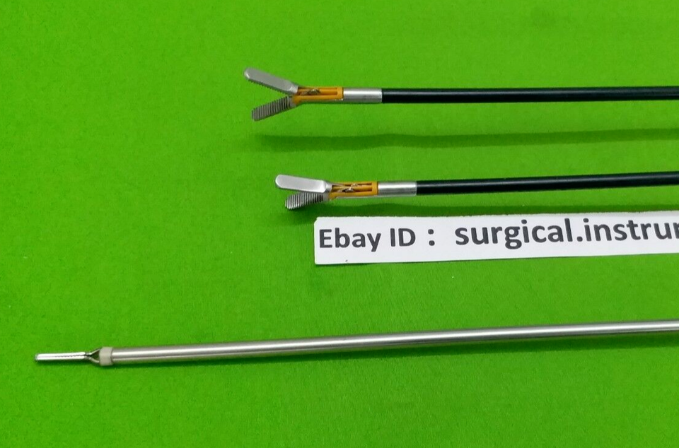 3pc Laparoscopic Bipolar Forceps 5mmx330mm with Cable Reusable ...