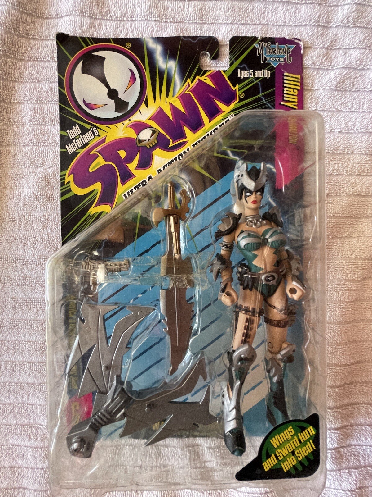 Spawn Series 6 Tiffany (Teal Repaint) Action Figure | eBay