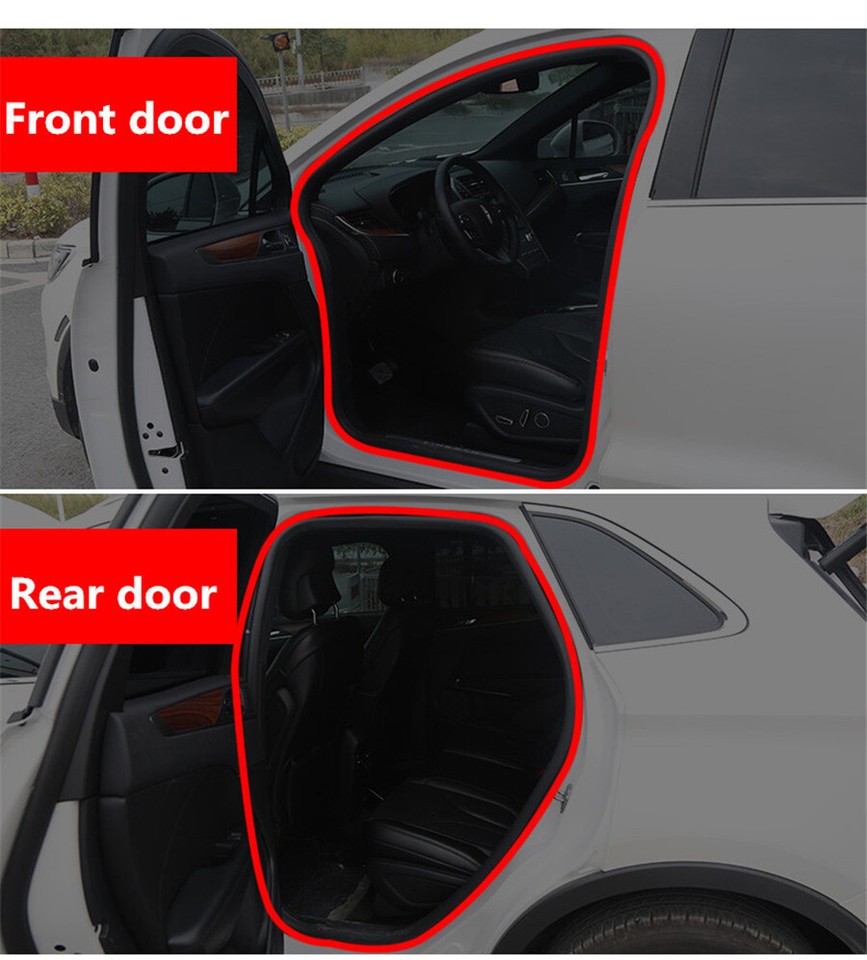 5M Car Rubber Strip Car Door Seal Strip Auto Car Door Edge Guards Soft ...