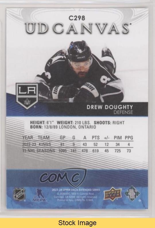 2023-24 Upper Deck Extended Series UD Canvas Drew Doughty #C298 READ ...
