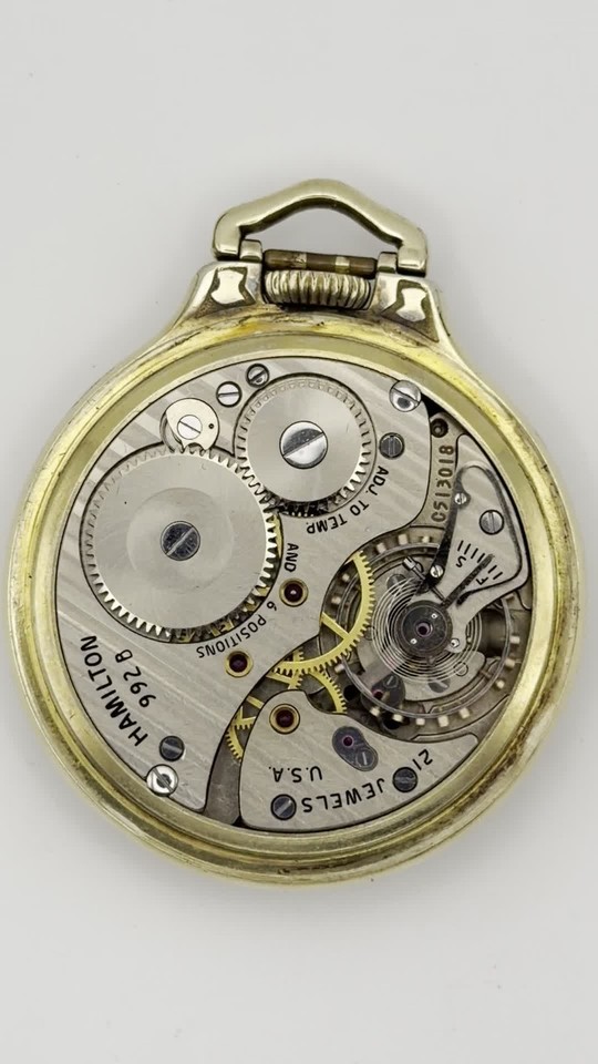 Nice Hamilton Bar over Crown 992B Railway Special Pocket Watch 1967 | eBay