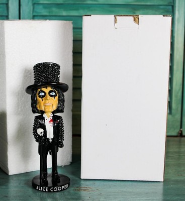 Alice Cooper BobbleHead Studded Hat Blood Spatter Shirt Skull Cane New ...