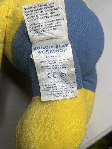 Build a Bear Minions Despicable Me Stuart Plush Stuffed Toy Movie Doll ...