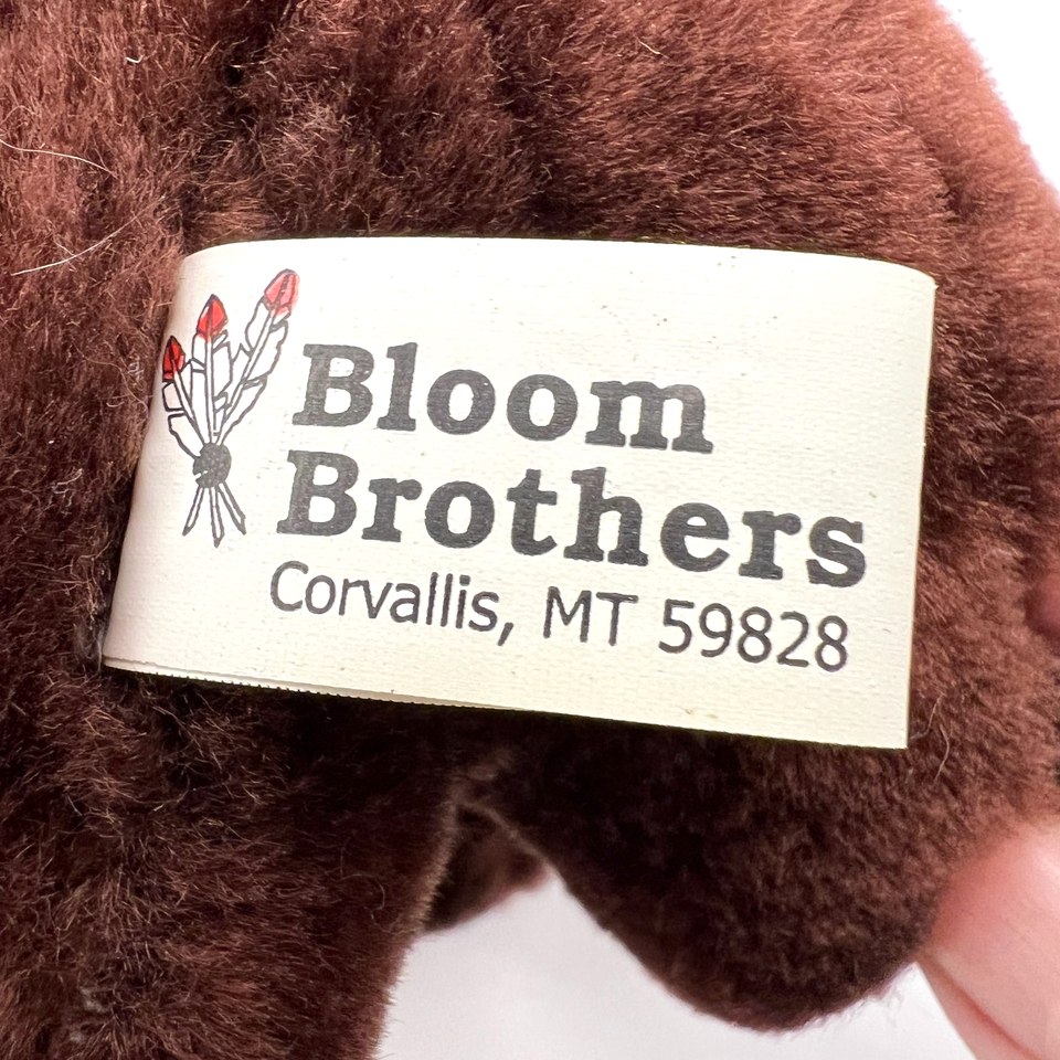 Bison Buffalo Bloom Brothers Plush Stuffed Animal Bearded 7" Tall Big ...