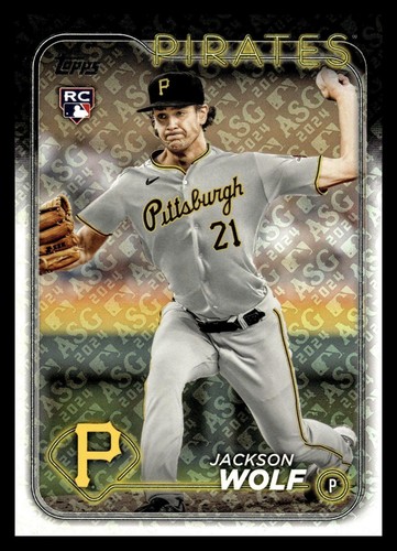 2024 Topps ASG All-Star Game Foil Rookie #523 Jackson Wolf Pittsburgh ...
