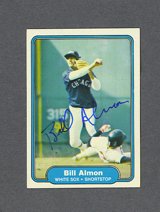 Bill Almon signed Chicago White Sox 1982 Fleer baseball card | eBay