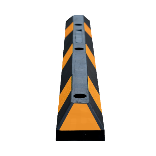 Highly Visible Rubber Parking Kerbs/Car Stopper for Garages, Forecourts ...