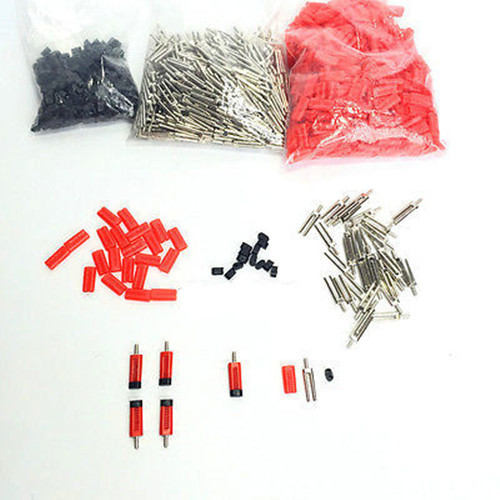 500 Sets Laboratory Double Twin Master Pins With Plastic Sleeves Dental ...