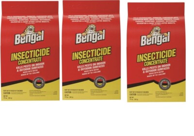 3 pack Bengal 33100 2oz Concentrate Insecticide Home Insect Control ...