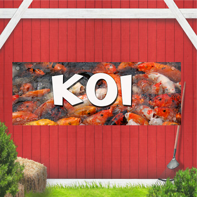 Koi Indoor Outdoor Vinyl Banner Design | eBay