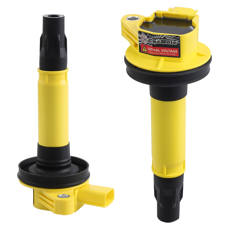 UF553 Ignition Coil & Platinum Spark Plug 6Pack For Ford Lincoln Mazda ...