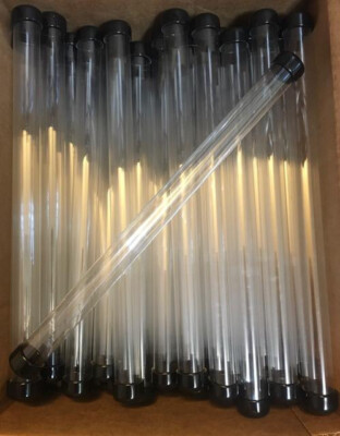80 Pack - 12" X 3/4" Diameter Clear Packaging Mailing Shipping Storage ...