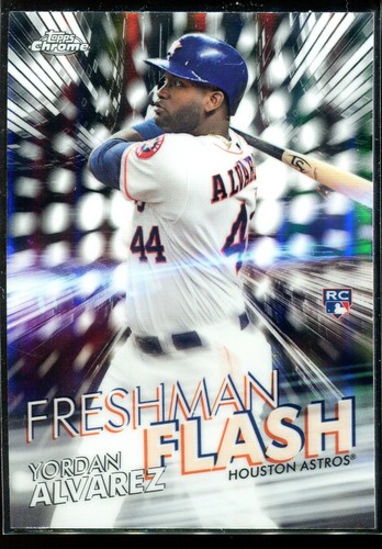 2020 Topps Chrome Yordan Alvarez #FF-15 Freshman Flash RC Houston ...