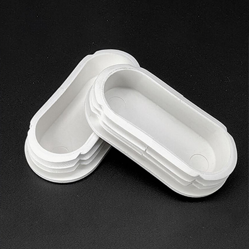 Oblong Oval Plastic End Caps Blanking Plugs Tube Box Section Inserts ...