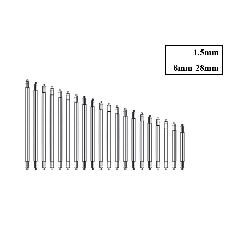 4X Stainless Steel Quick Release Watch Strap Pins Spring Bars DIY Tool ...