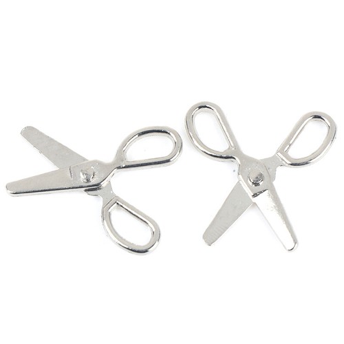2pcs Mini Metal Scissors Miniature Dolls House Furniture 1:12 Dollhouse ...