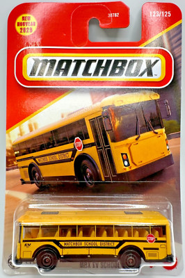 2025 Matchbox MBX EV School Bus 123 / 125 | eBay