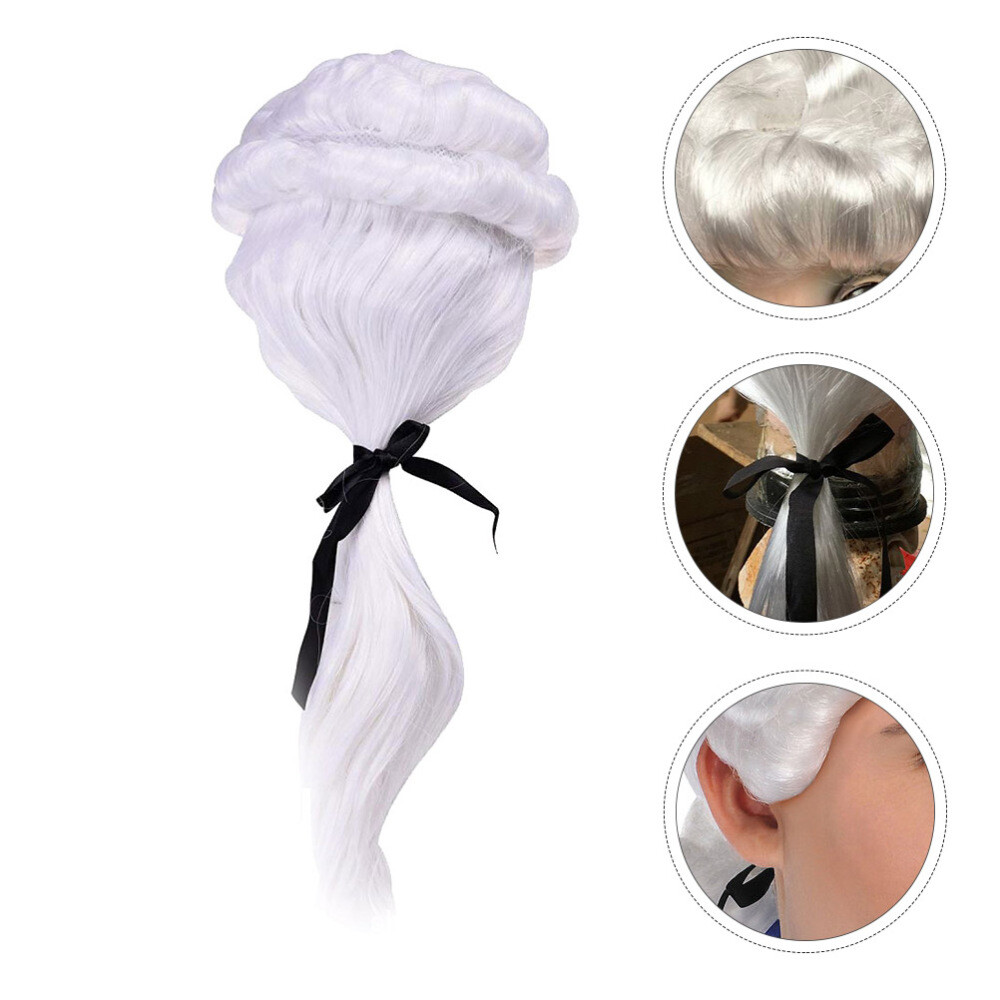 george wig costume cosplay wig Mens George Wigs Christmas Wig British ...