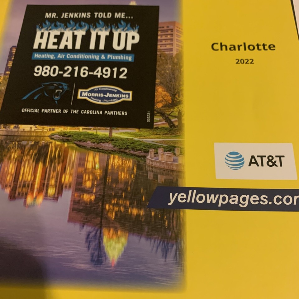 Yellow Pages Phone Book Telephone Directory Charlotte NC | eBay