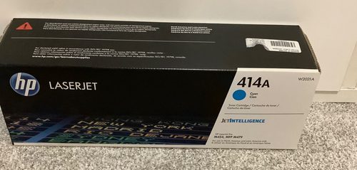 HP 414A Cyan Toner Cartridge W2021A M454 MFP M479 Sealed Box | eBay