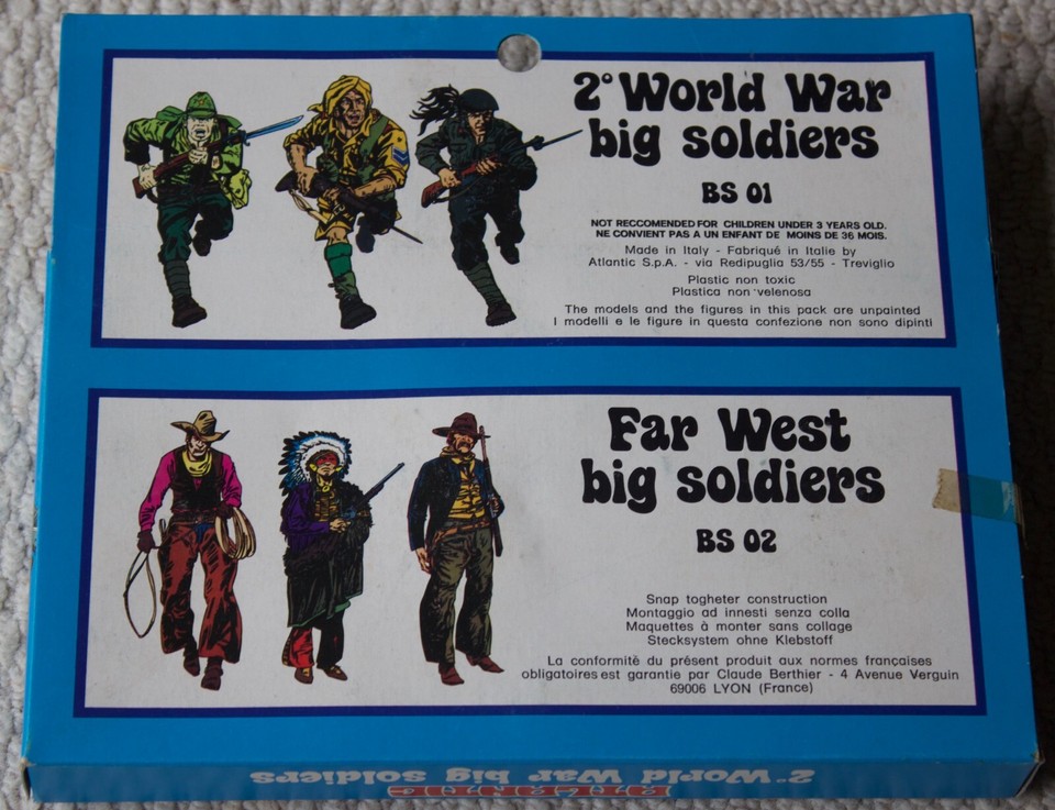 Atlantic Toy Soldiers Boxed scale 1/32 ww11 big sodiers soldats de la3 ...