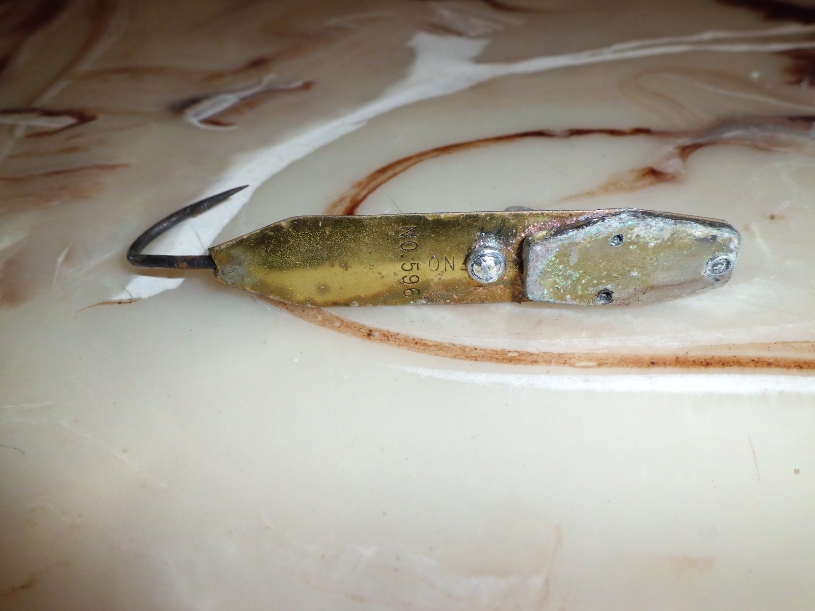 Vintage South Bend Oreno Trix 596 Spoon 3-1/4" Lure made in USA | eBay