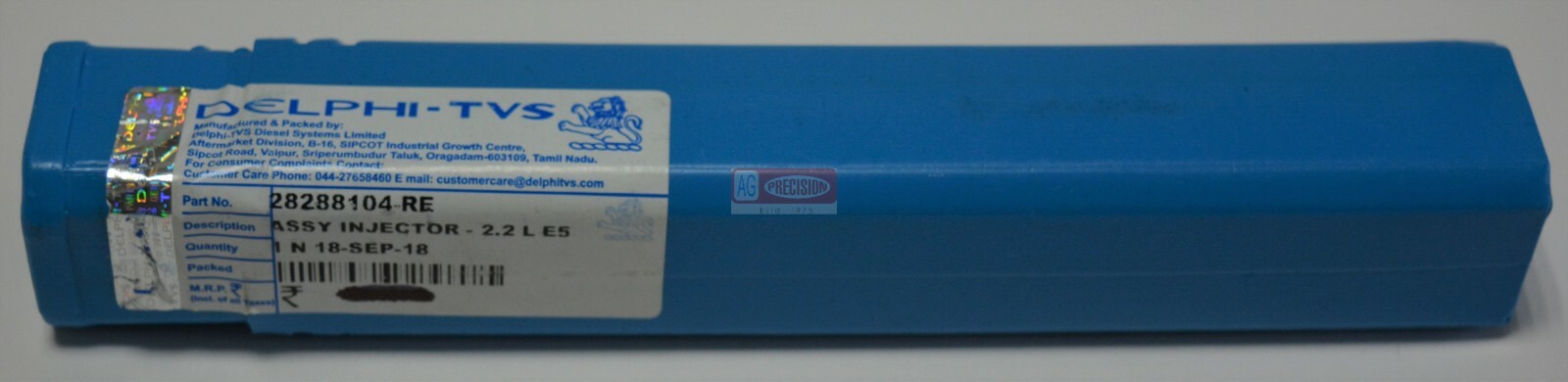 Genuine Delphi 28288104 CR Injector for Tata 2.2, Euro 5, Xenon, Aria ...