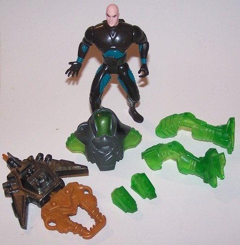 SUPERMAN The Animated Series LEX LUTHOR in Kryptonite Armor Suit Action ...