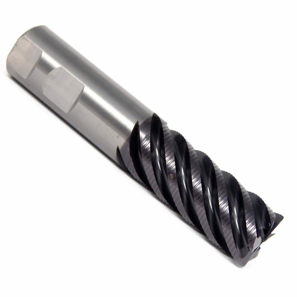 HANITA Carbide Corner Radius Roughing End Mill 1" 6FL AlTiN 0.05 ...