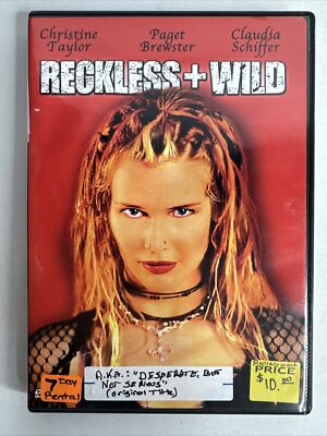 Reckless + Wild (DVD, 2002) Christine Taylor Paget Brewster Claudia Schiffer 24543036593| eBay
