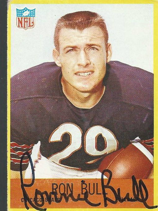 Chicago Bears RONNIE RON BULL Signed Card | eBay