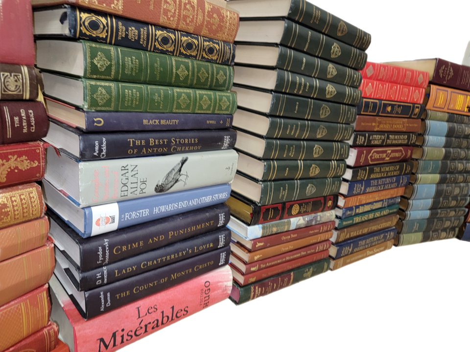 Lot of 10 Harvard Classics International Collector Franklin Great Books ...