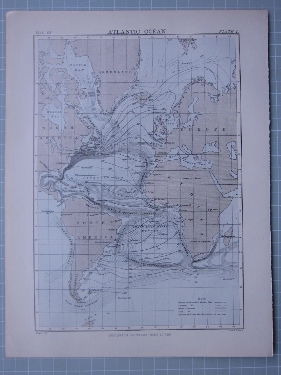 Blank Map Of Atlantic Ocean