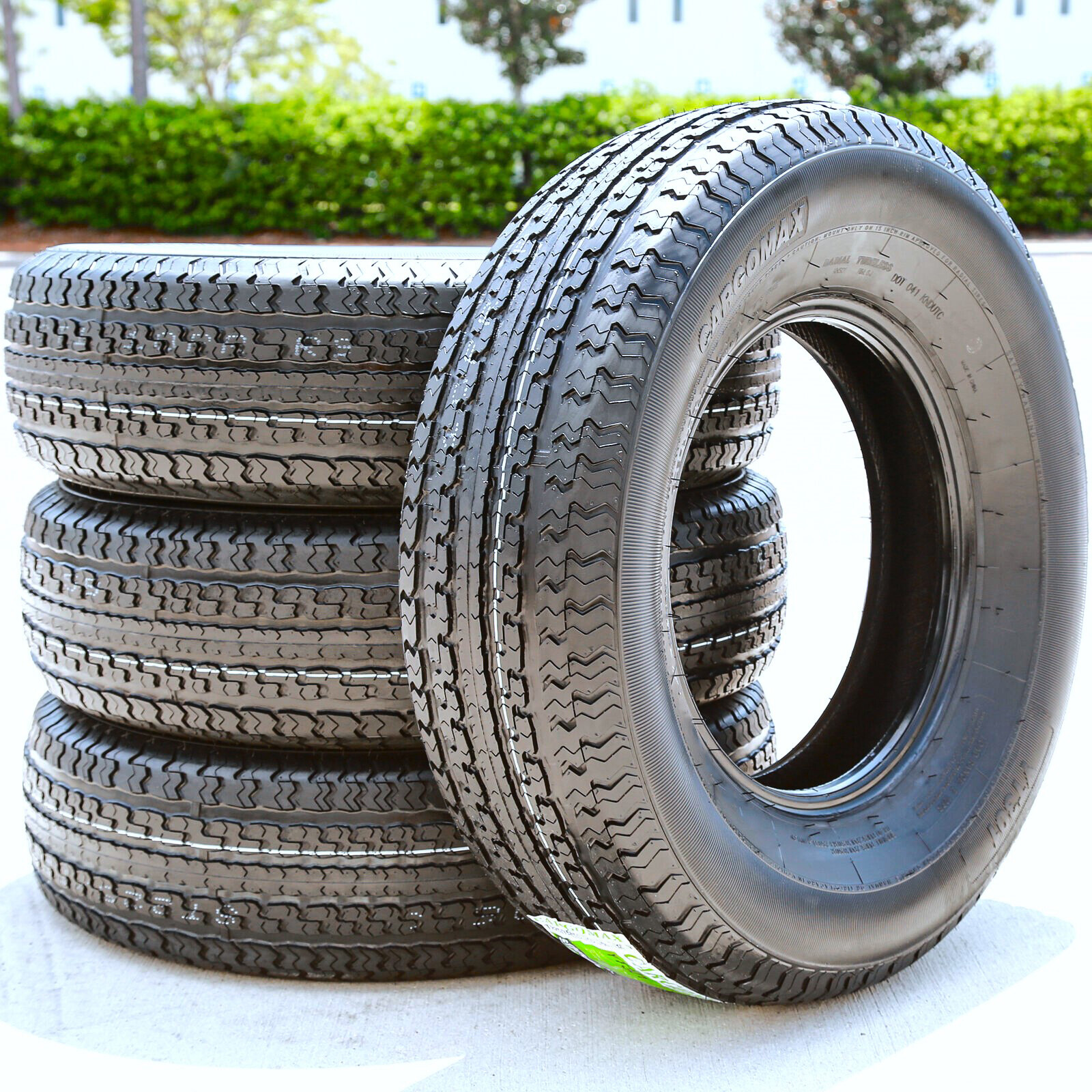 2 Tires Cargo Max YT301 Steel Belted ST 205/75R15 205-75-15 D 8 Ply ...