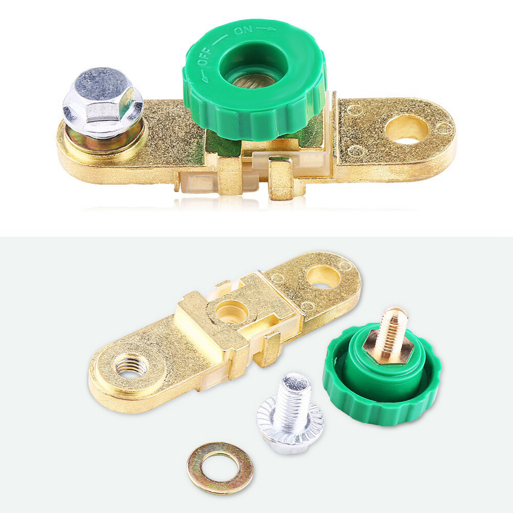 .* 1Pcs Green Head Car Battery Terminal Link Switch Quick Cut Off ...