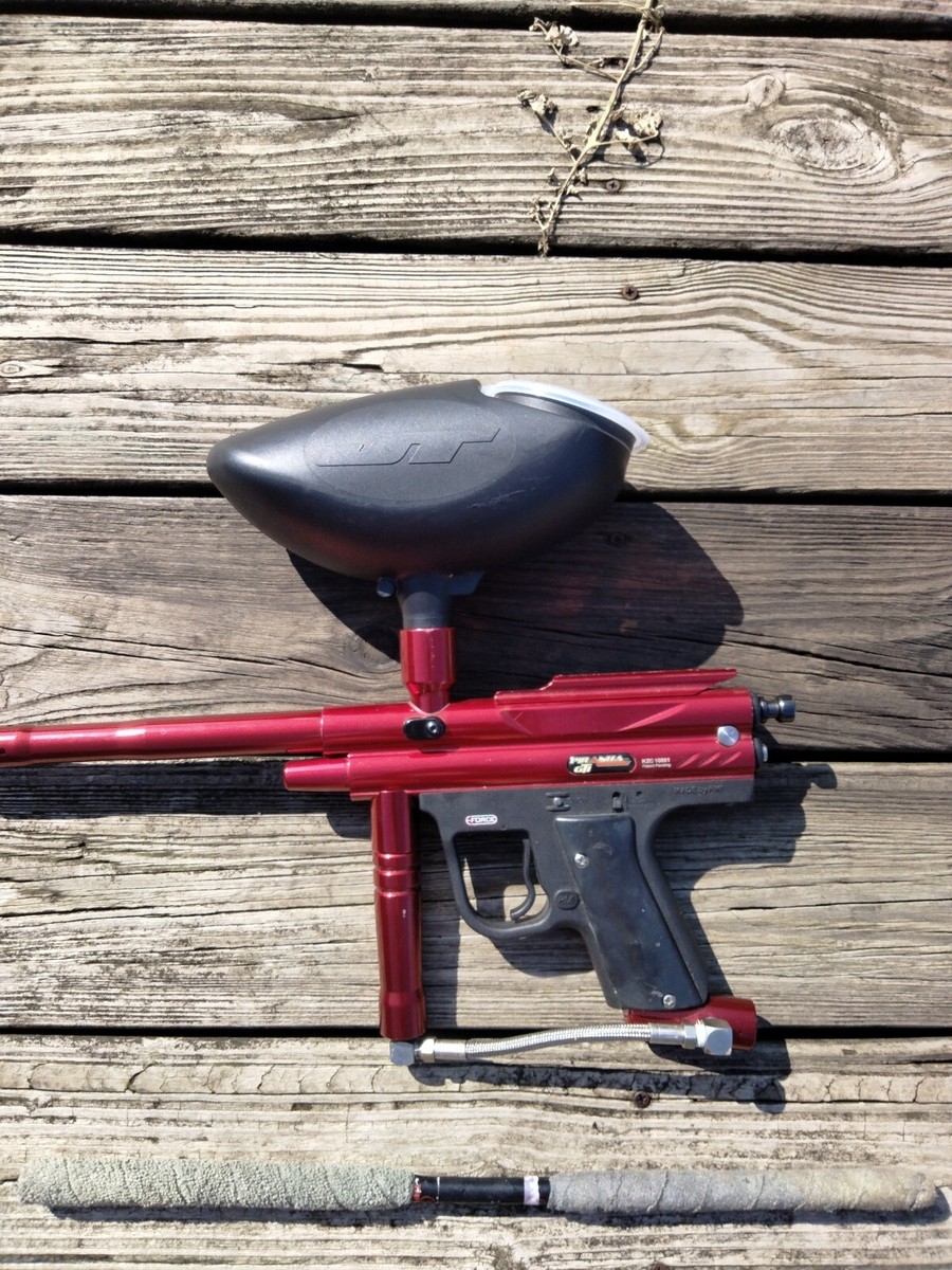 Full Auto Paintball Gun Red